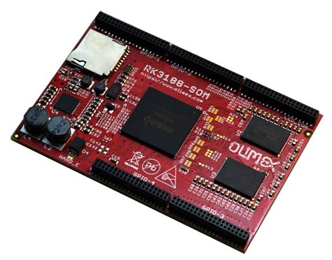 Olimex Showcases Rk3188 Som Module And Rk3188 Evb Evaluation Board