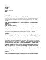 Exploring IP Address Assignment And DHCP In Computer Networks Course Hero