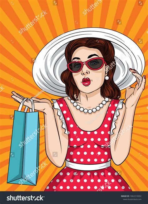 Vector Retro Illustration Pop Art Comic Stock Vector Royalty Free