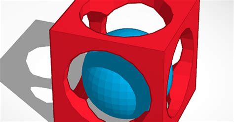 Sphere Inside A Cube Frame By The Wonkus Is Back Download Free STL Model Printables Com