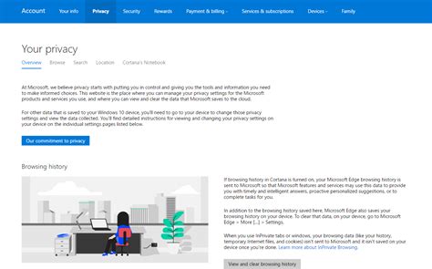 Tip Review Your Microsoft Accounts Privacy Settings