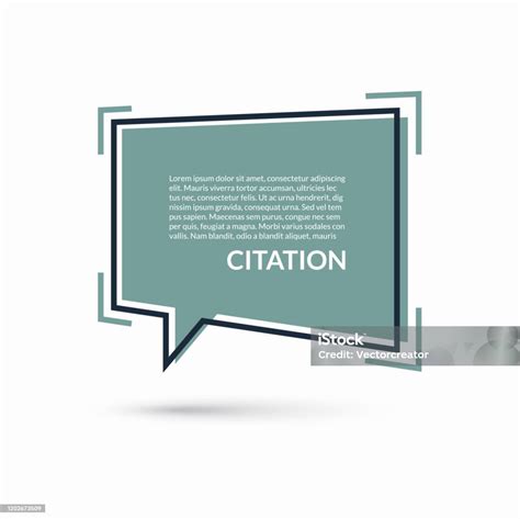 인용 음성 거품 텍스트 상자 메시지 풍선 흰색 배경에 고립 된 스티커 벡터 일러스트레이션 공란에 대한 스톡 벡터 아트 및 기타 이미지 Istock