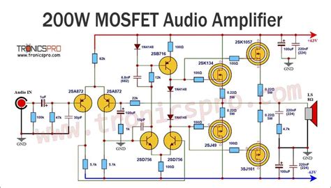 Tda2030 Amplifier Single Supply Circuit Diagram Tronicspro