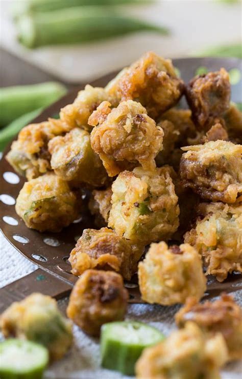 Fried Okra Spicy Southern Kitchen Southern Fried Okra Southern Fried