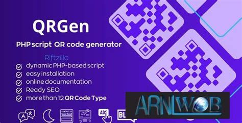 Generate Qr Codes Easily With Qrgen V10 Php Script Gpl Themes Gpl Wp Plugins Gpl Php Scripts