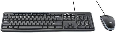 Logitech Mk200 Media Corded Keyboard And Mouse Combo Deep Profile Keys Easy Switch Technology