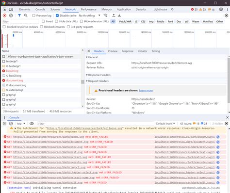 Testing Web Extension In Vscode Dev Does Not Work Anymore Api