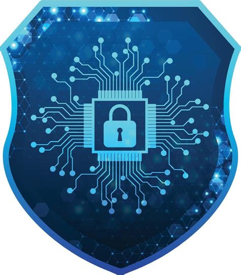 Cyber Security Shield Concept Illustration Of Cybersecurity Antivirus Encryption Data