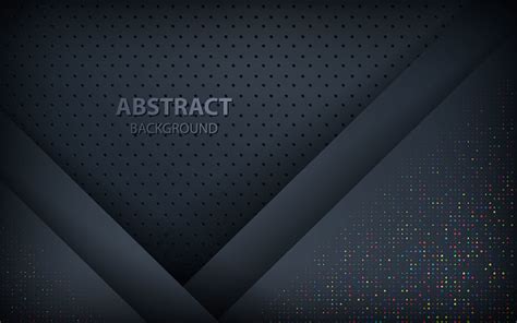 다크 벡터 배경 기하학적 중첩 레이어 가 어두운 금속 패턴 0명에 대한 스톡 벡터 아트 및 기타 이미지 0명 3차원 형태 가리기 Istock