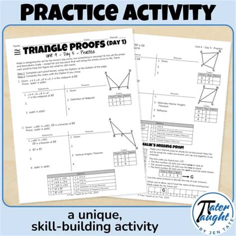 Congruent Triangle Proofs Ssssasasaaashl Guided Notes