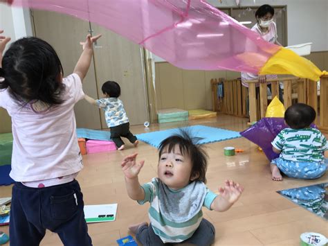 ソラストさくら保育園0歳児ひかり組の室内遊び｜保育園ブログ｜ソラスト保育園