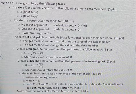 Solved Rite A Cprogram To Do The Following Tasks Create