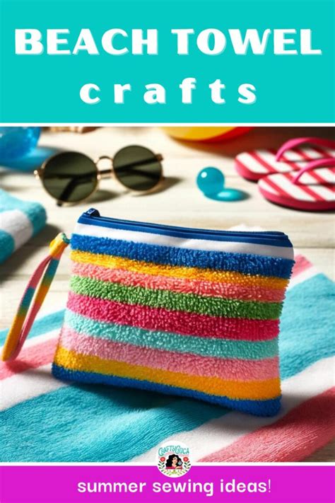 10 Beach Towel Crafts Crafty Chica