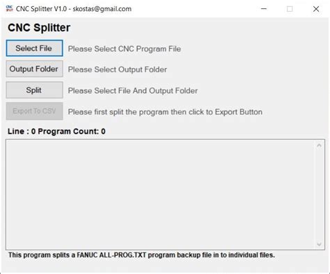 Need Help Fanuc Part Program Back Up