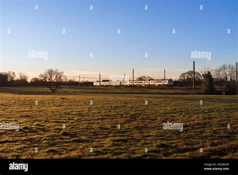 First Transpennine Express Class 185 Diesel Trains 185139 185151 On The Electrified East Coast