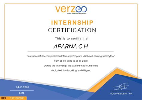 Aparna C H On Linkedin Machinelearningwithpython Keeplearning Machinelearning Internship