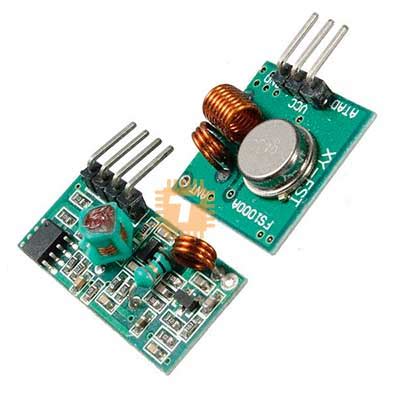 MD Mhz Wireless RF Transmitter Receiver Module Kit For Arduino