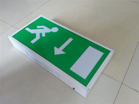 Rechargeable Led Exit Signs Emergency Battery Powered Exit Sign Lights With 3 Years For Sale