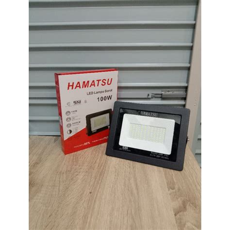 Jual LAMPU SOROT LED 100 WATT LAMPU SOROT LED 100W HAMATSU LED FLOODLIGHT Shopee Indonesia