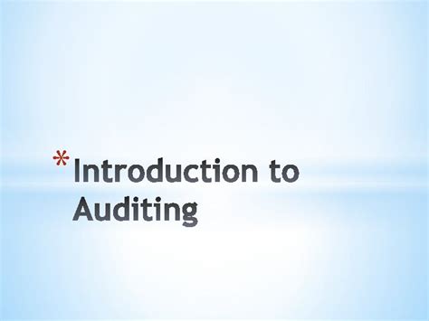 The Word Audit Is Derived From Latin Word