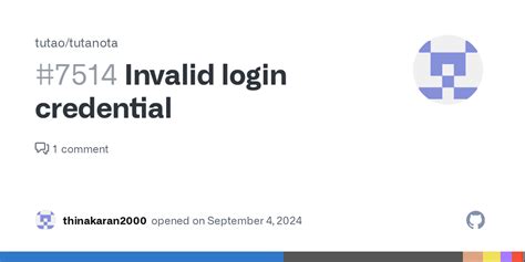 Invalid Login Credential Issue 7514 Tutao Tutanota GitHub
