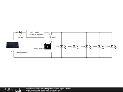 Finalprojcet Street Light Circuit Circuitlab