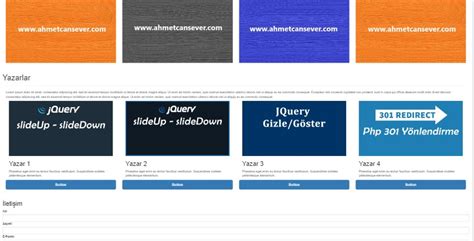 Bootstrap Site Tasarım Örneği 1 Web Tasarım And Programlama