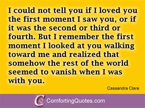 Cassandra Clare Quotes About Love Quotesgram