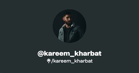 Kareem Kharbat Instagram Tiktok Linktree