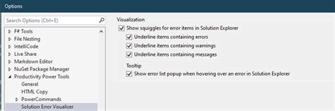 C How To Remove The Squiggly Lines From My VS Solution Explorer Stack Overflow