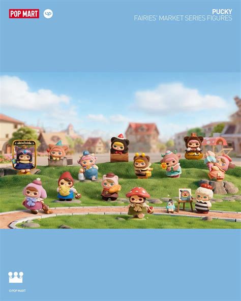 Pucky Fairies Market Series Figures Blind Box Figurines Popmart
