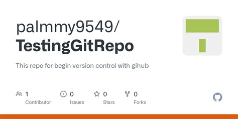 Github Palmmy9549testinggitrepo This Repo For Begin Version Control With Gihub
