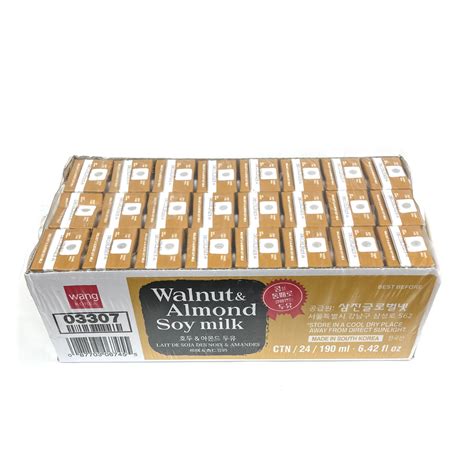 Wang Walnut And Almond Soy Milk 왕 호두 And 아몬드 두유 24pcbox