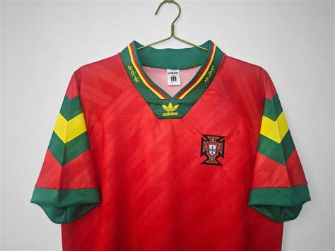 1992 1994 Portugal Home Retro Jersey Footy Archive