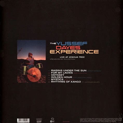 Yussef Dayes Experience Live At Joshua Tree Black Vinyl Edition
