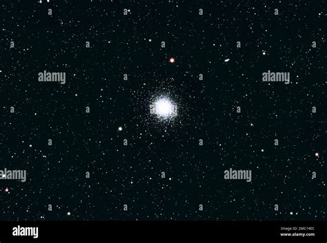 Very Bright Globular Cluster M13 In The Constellation Hercules Messier 13 Bavaria Germany