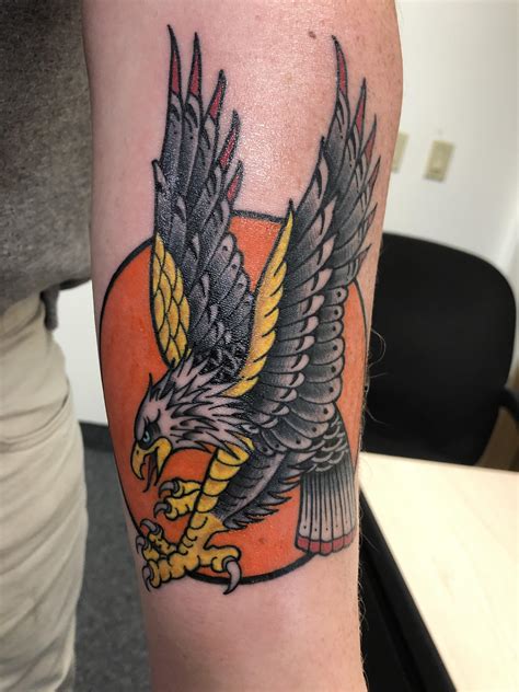 My New Eagle Forearm Tattoo Rtattoo