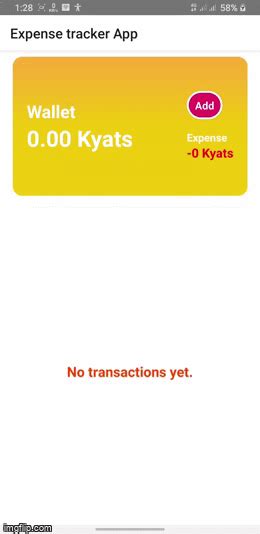 GitHub KaungHtetHein Expense Tracker App React Native