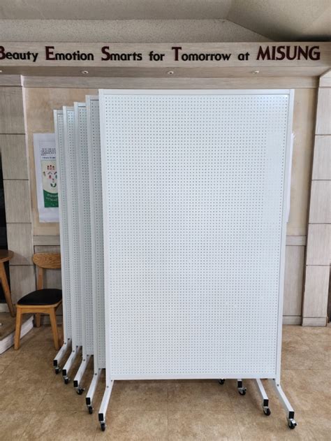 Gb 75 이동식 타공게시판 타공 게시판 다산교구 유리칠판 타공판 전문 제조 설치 30년