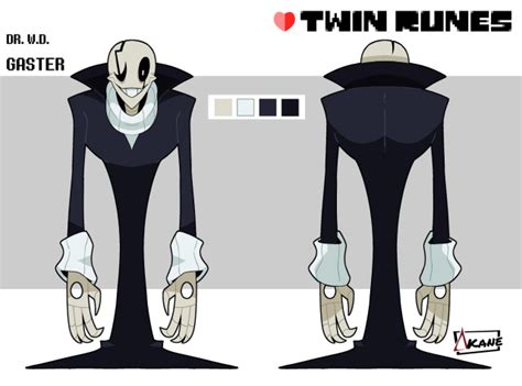Do You Have A Reference Sheet For Tr Gasters Design He Looks A Lot