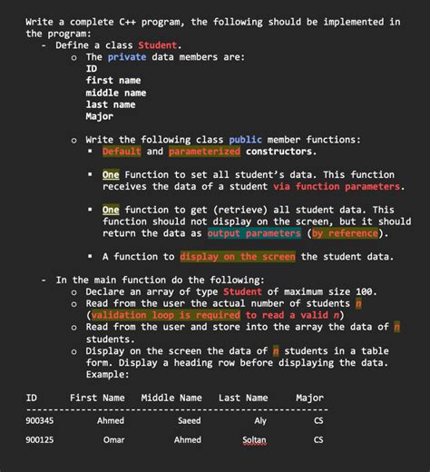 Solved Write A Complete C Program The Following Should Be