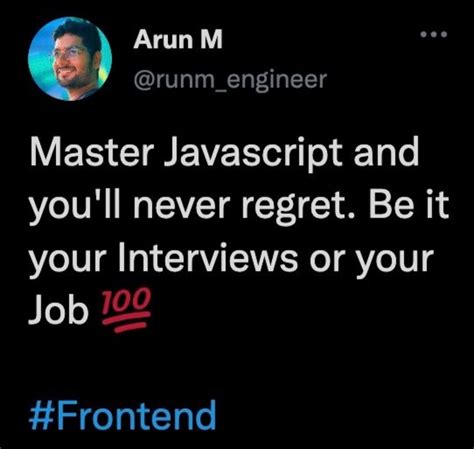 frontend interviewquestions javascript javascriptinterview arun m