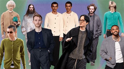 How The Flirty Crewneck Cardigan Infiltrated Menswear British Gq