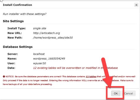 restoring a wordpress duplicator backup container artica wiki
