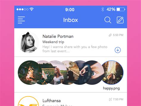 Mail App Inbox By Bauyrzhan Orynbassar On Dribbble