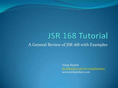 jsr 168 portal overview ppt