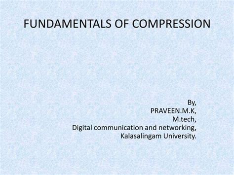Lz77 And Lz78 Compression Algorithms Ppt