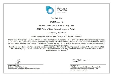 Basem Ali On Linkedin Great Learning Experience Thank You Foundation For Orthopaedic Research…