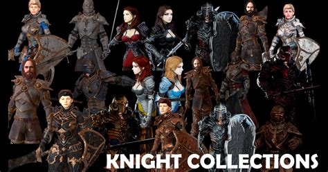 Knight Collection Characters Unity Asset Store