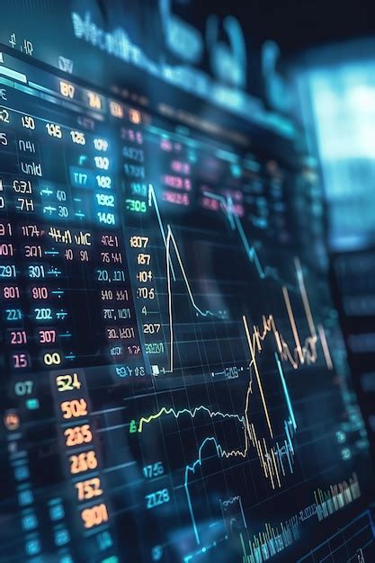 Premium Photo Money And Stocks Cool Computer Screen Showtime Pcs